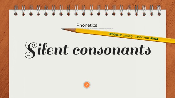 Silent consonants | Genially