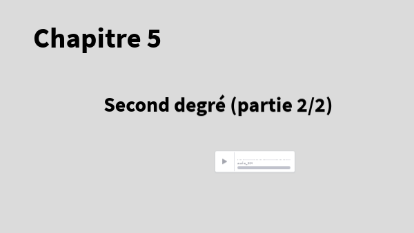 1ère second degré partie 2 | Genially