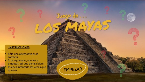 Juego Mayas | Genially