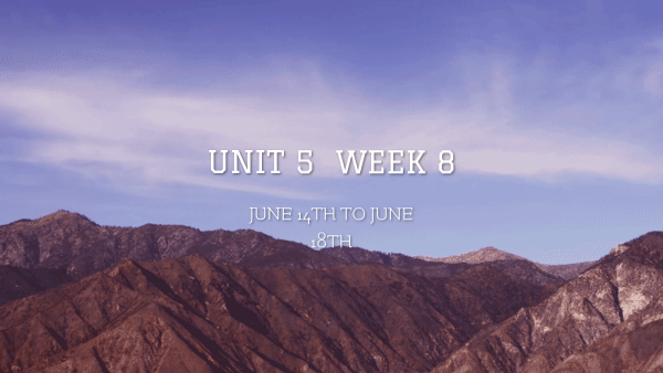 Genially UNIT 5 8TH GRADE