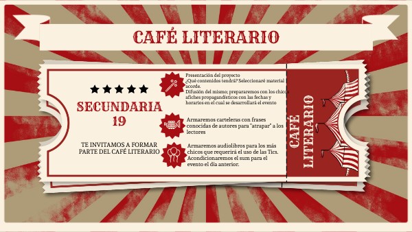 Café literario | Genially