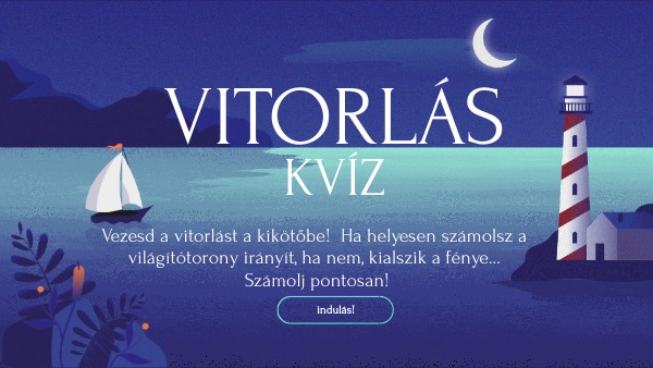 VITORLÁS KVÍZ | Genially