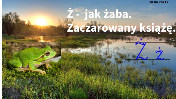 Ż - jak żaba