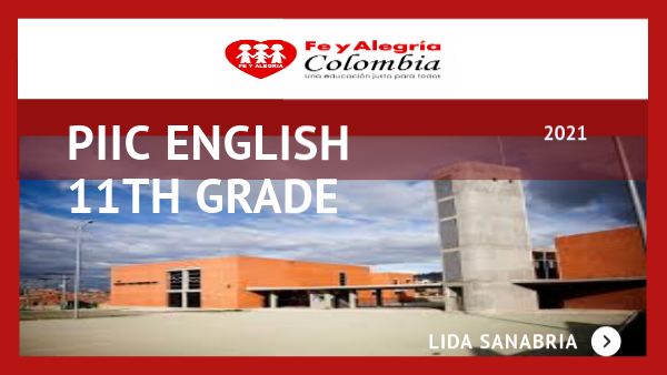 PIIC ENGLISH 11TH GRADE