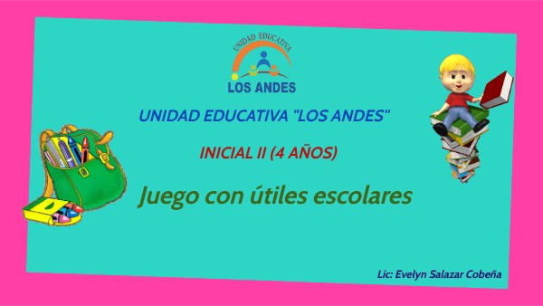 JUEGO-MIS ÚTILES ESCOLARES