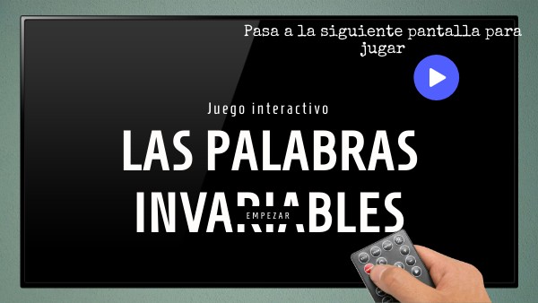 Juego clasificación -Categorías Gramaticales | Genially