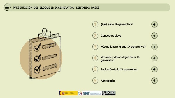 2. IA generativa - sentando bases (índice)