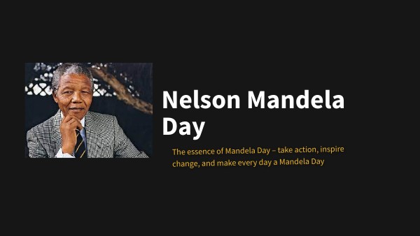 Copy - Nelson Mandela Day celebration