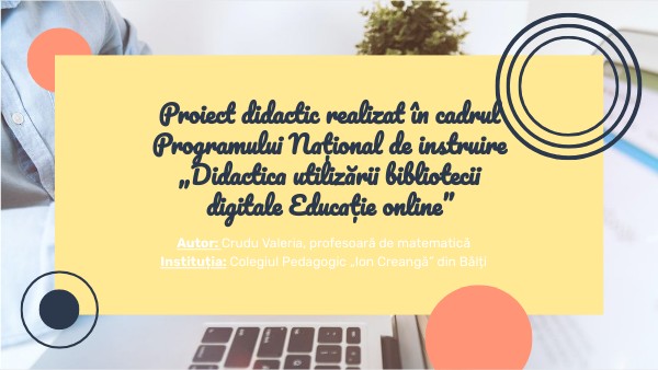 Proiect didactic (Educație online) | Genially