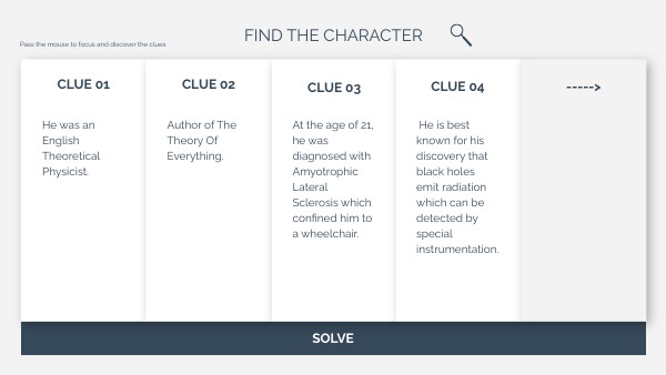 CLUE CHARACTER