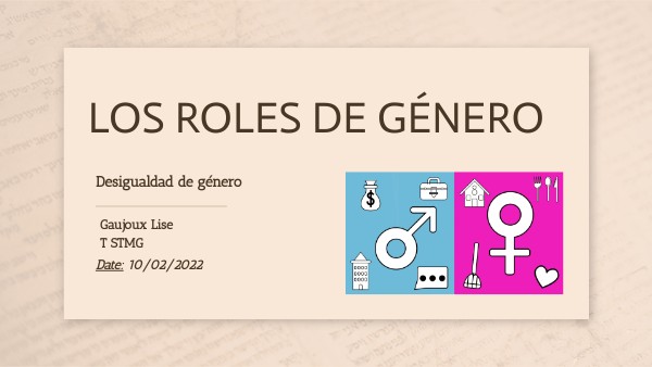 Los roles de género | Genially