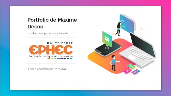 Portefolio Decoo Maxime | Genially