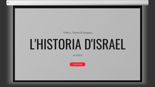 L'HISTORIA D'ISRAEL - Thania Gil Zaragoza | Genially