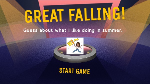 5th- WELCOME QUIZ - TEACHER'S GREAT FALLING | Genially