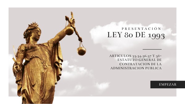 PRESENTACIÓN LEY 80