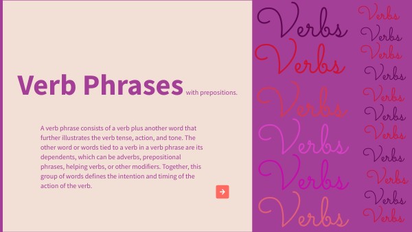 VERB PHRASES INTERMEDIATE