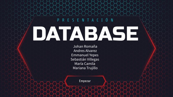 DATABASE | Genially