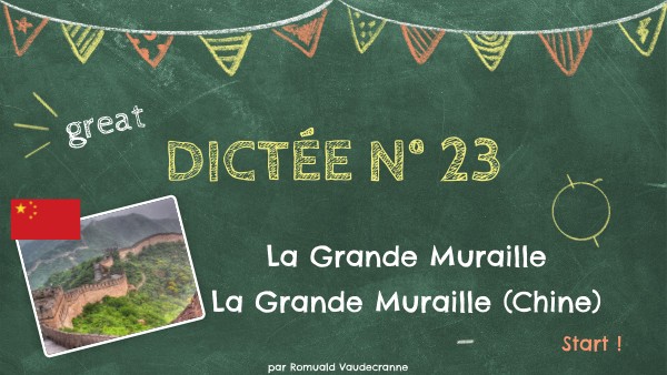 Dictée n° 23 | Genially