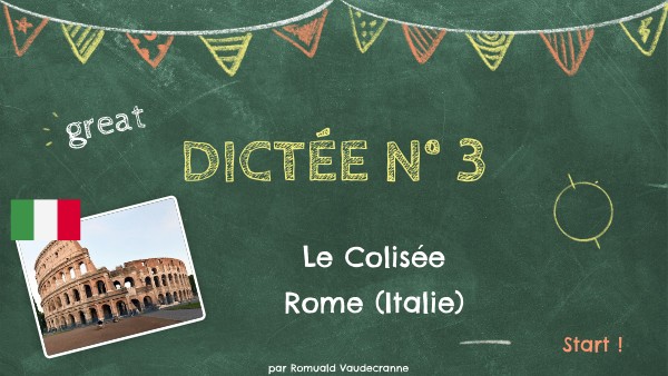 Dictée n° 3 | Genially