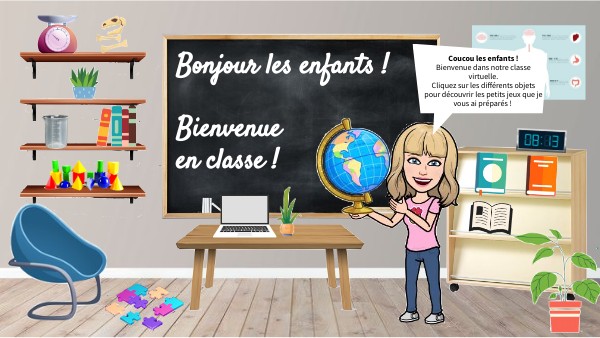 Salle de classe P5 P6 - Madame Marie | Genially