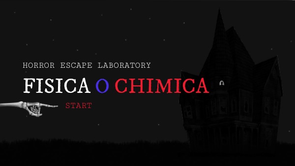 HORROR CHEMISTRY ESCAPE - fenomeno chimico o fisico