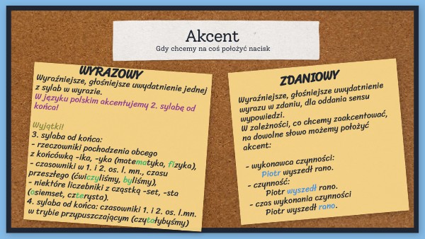 Akcent | Genially