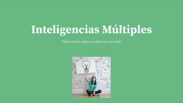 inteligencias múltiples | Genially