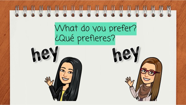 What do you prefer?