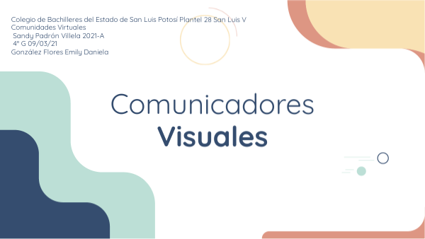 COMUNICADORES VISUALES