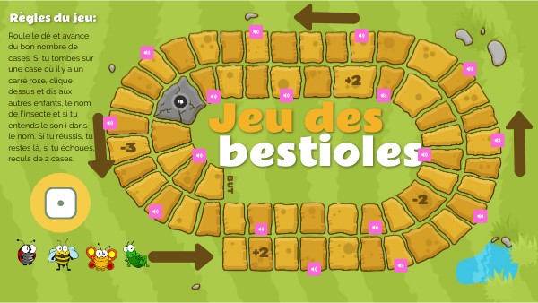 Copie - Jeu des insectes , le son i