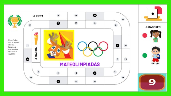 JUEGO DE MESA MATEMÁTICAS | Genially