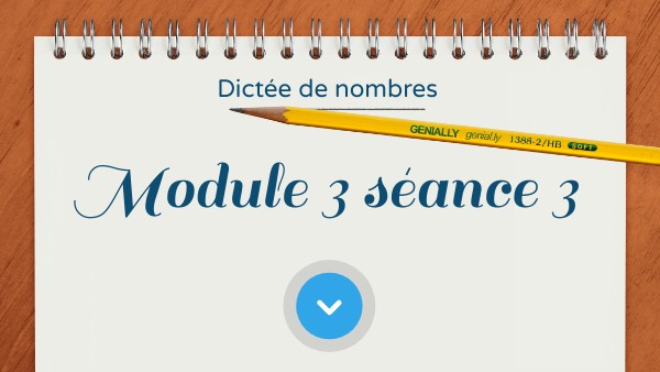 M3s3 dictée de nombres CE2 | Genially