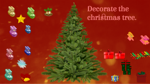 Decorate the christmas tree | Genially