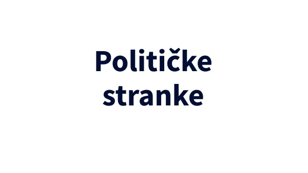 Političke stranke