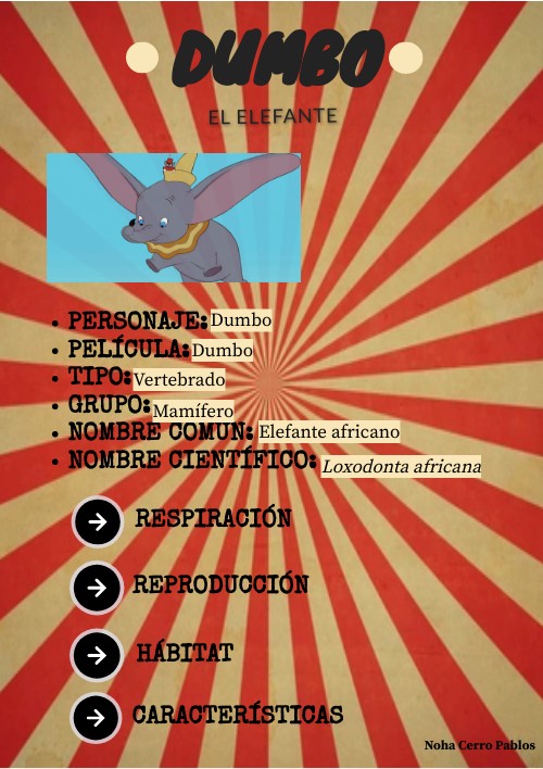 TRABAJO ANIMALES-DUMBO | Genially