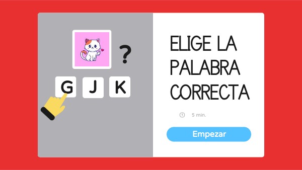 ELIGE LA PALABRA CORRECTA
