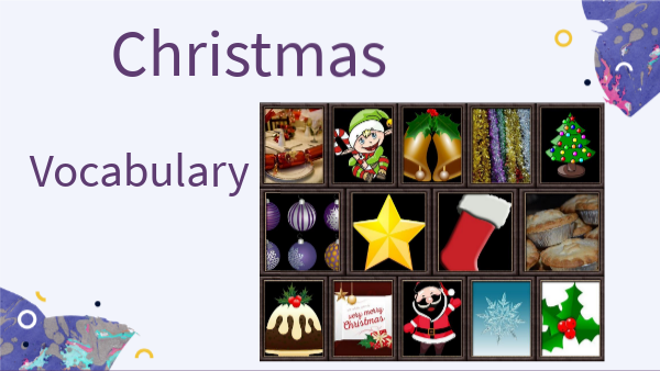 Christmas vocabulary