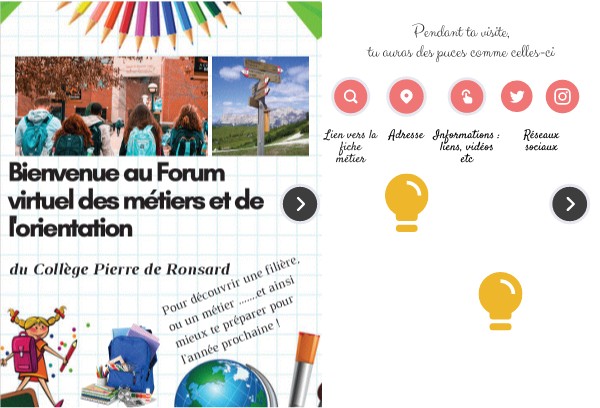 2022 Forum des métiers et de l'orientation Collège Pierre de Ronsard | Genially