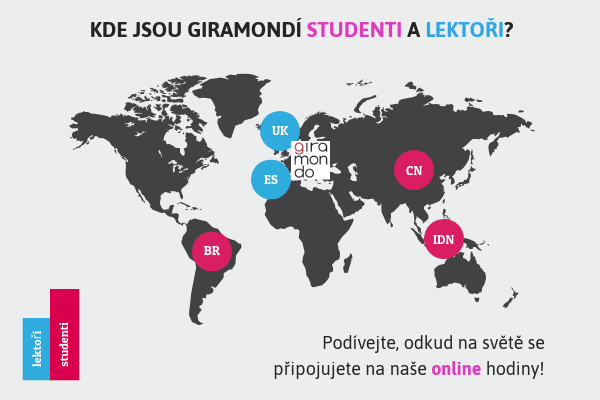 Kde jsou Giramondí studenti a lektoři? | Genially