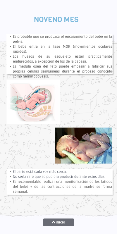 NOVENO MES | Genially