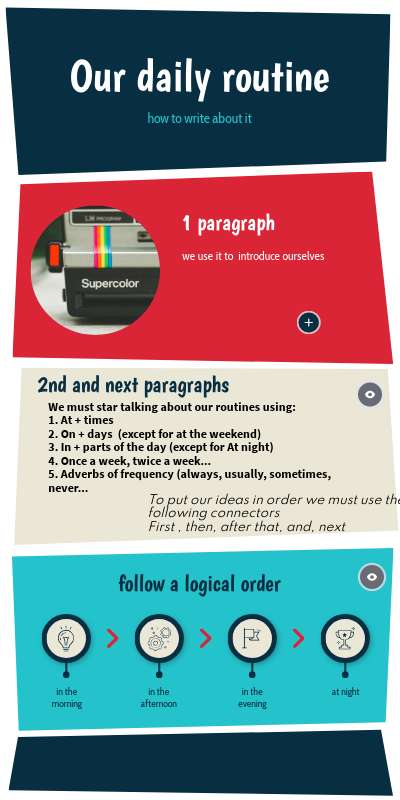 daily routines | Genially