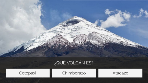 ¿QUÉ VOLCÁN ES?