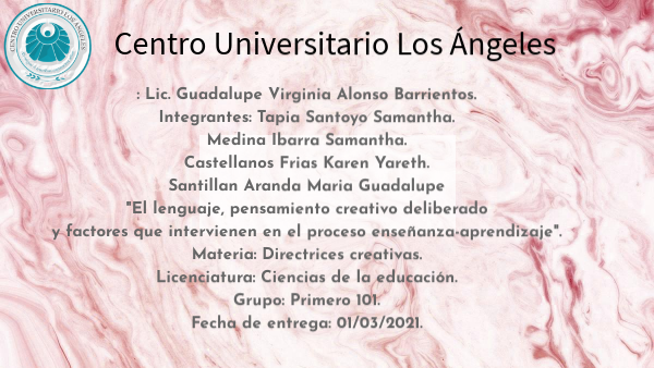 Lenguaje-Directrices creativas | Genially