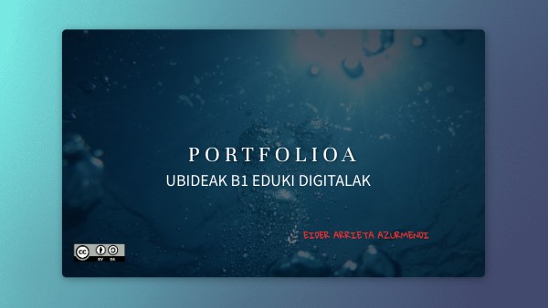 EIDERREN PORTFOLIOA B1 | Genially