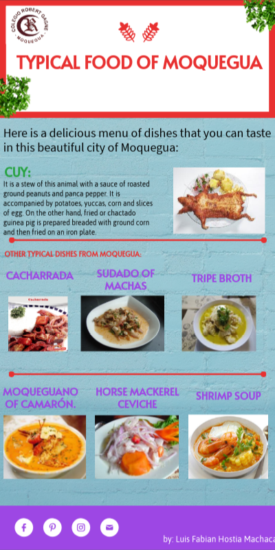 typical food of Moquegua