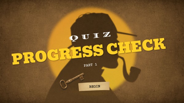 PROGRESS CHECK PART 1 | Genially