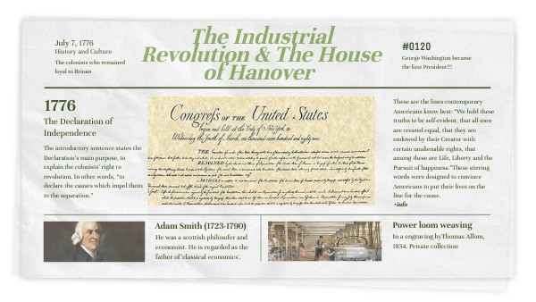 The Industrial revolution