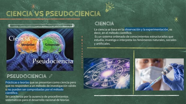 CIENCIA VS PSEUDOCIENCIA | Genially