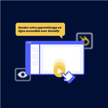 Rendez votre apprentissage en ligne accessible avec Genially