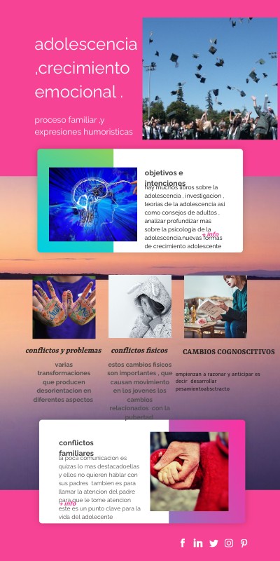info. crecimiento adolescente | Genially